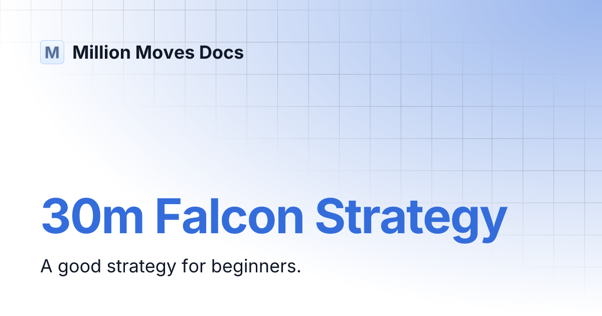 30m Falcon Strategy | Million Moves Docs